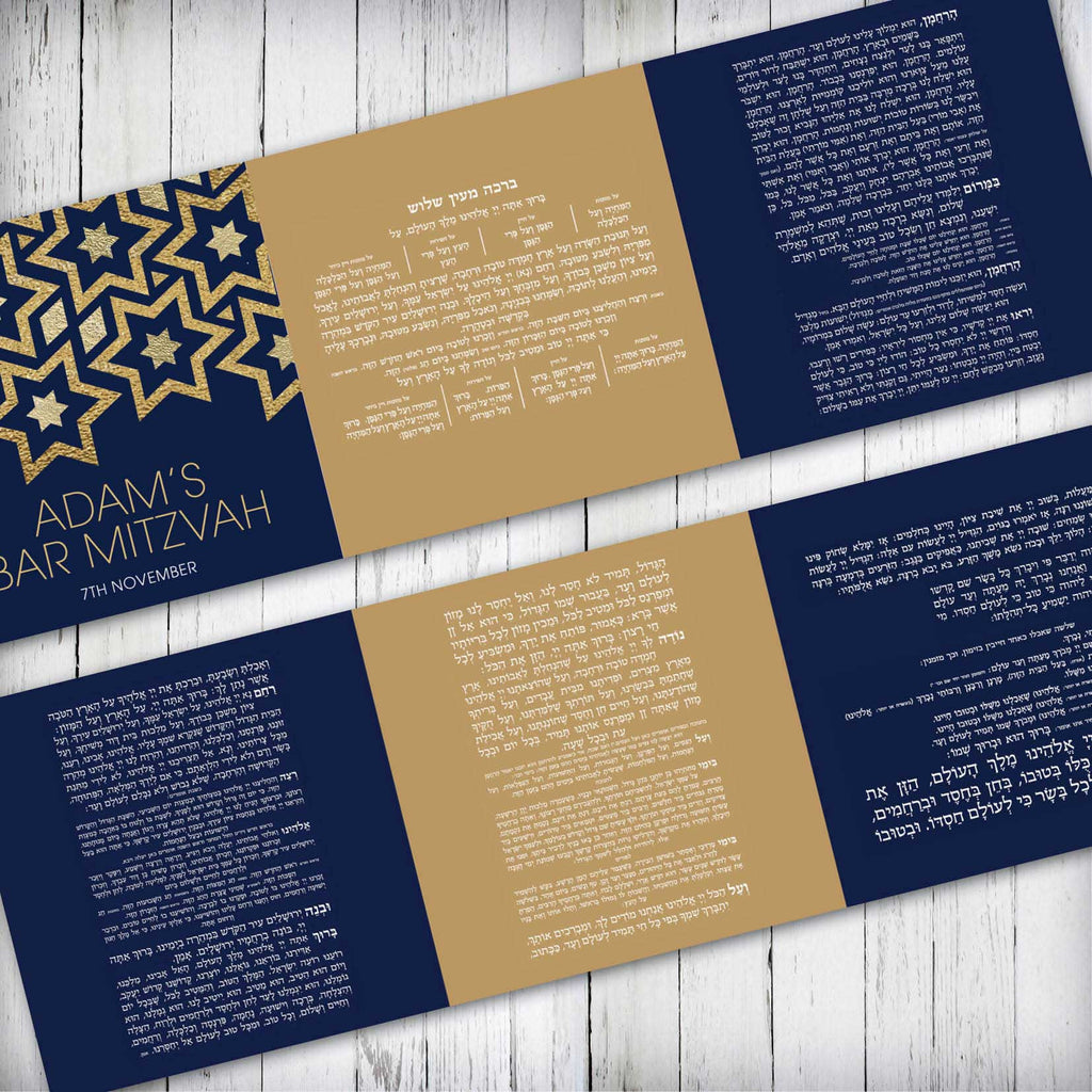 Custom Bencher Booklets / Unique Designs for your Bar Mitzvah ...